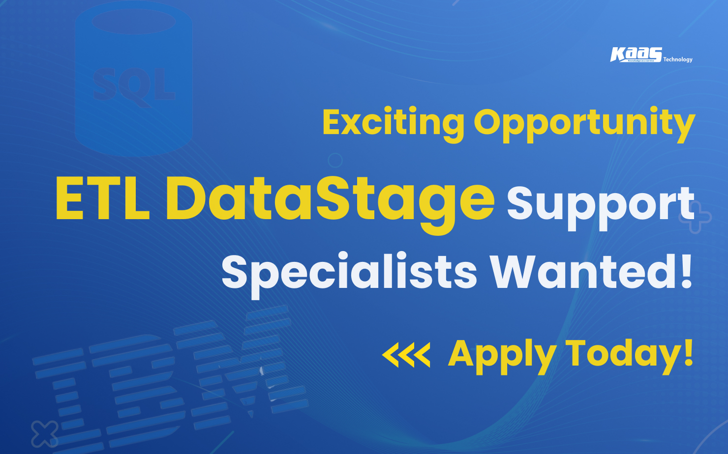 KAAS Technology | Employment Agency in Singapore | ETL Datastage Specialists